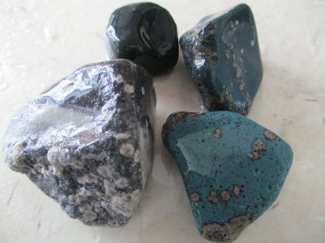 Michigan Leland Blue Pieces, Blues With Snowflakes and Dark Blues ...