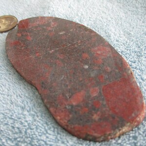 Black Pudding Stone Rock Slab - Etsy