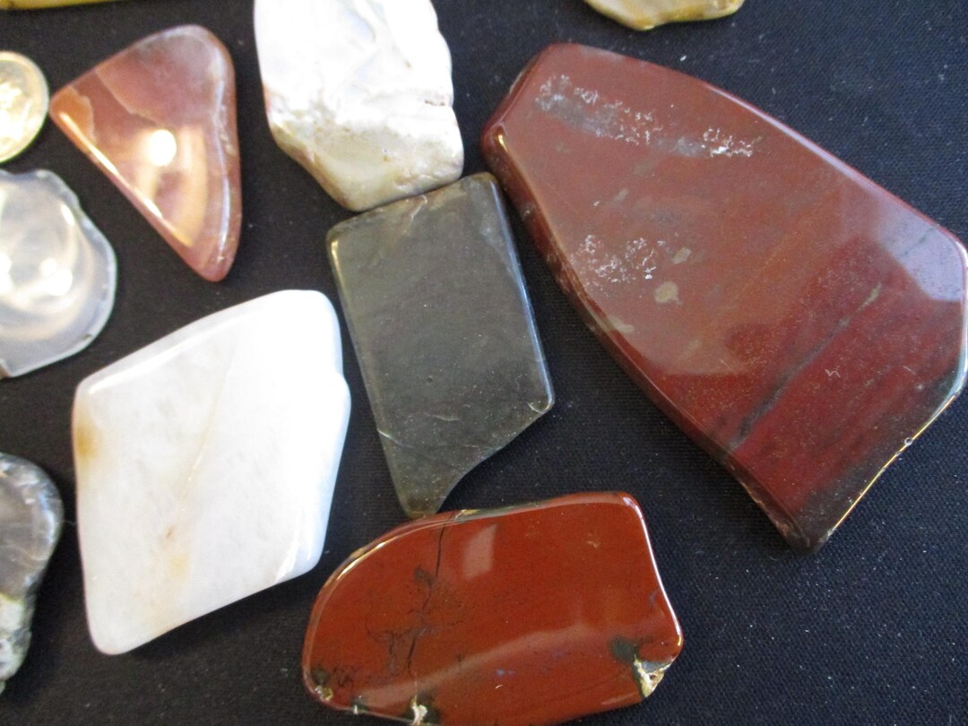 Polished Rock Slabs Lot - Etsy
