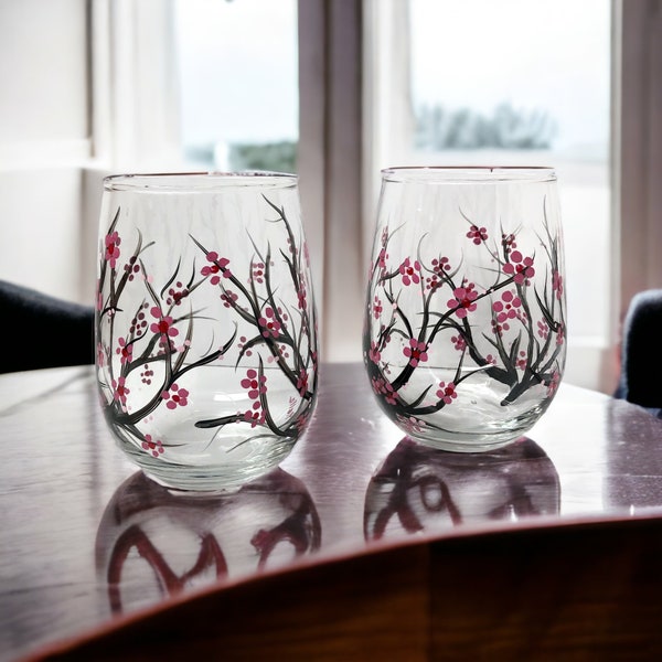 Spring Wine Glasses - Etsy