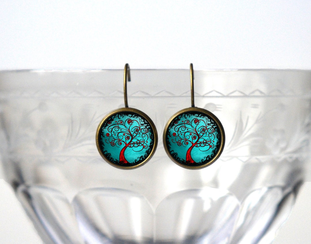 Tree of Life Earrings - Tree of Life Jewery - Unique Art Gifts for Her ...