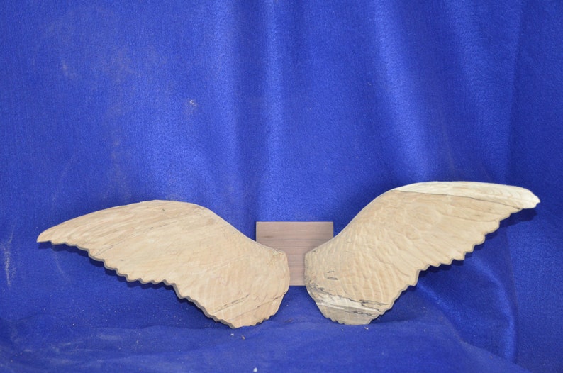 Angel Wing Carving Wall Art Decoration Cross - Etsy