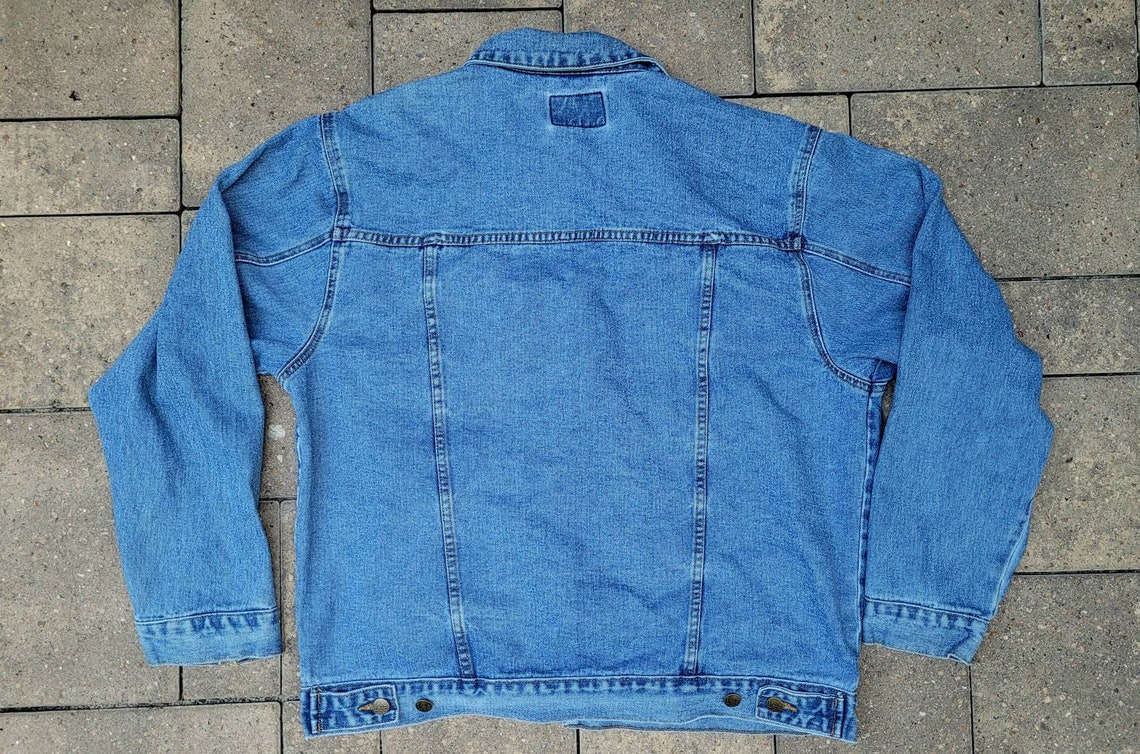 Vintage Lee Demin Jacket, Denim Jacket, Jean Jacket, Men's Large - Etsy
