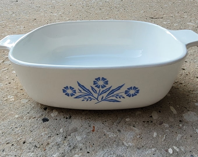 Corning Ware 1 Quart Casserole Dish P-1B, Corning Ware Blue Corn Flower ...