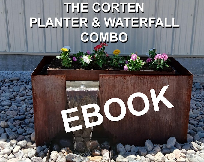How to Build A Metal Rain Curtain Water Feature - EBOOK - Etsy Canada