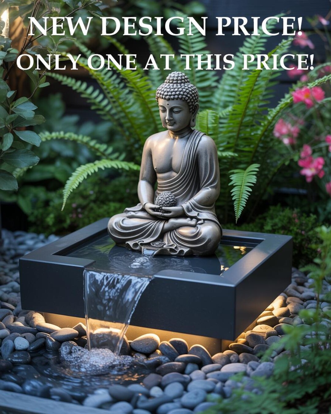 Floating Buddha Water Feature - NEW DESIGN OPPORTUNITY! - Etsy