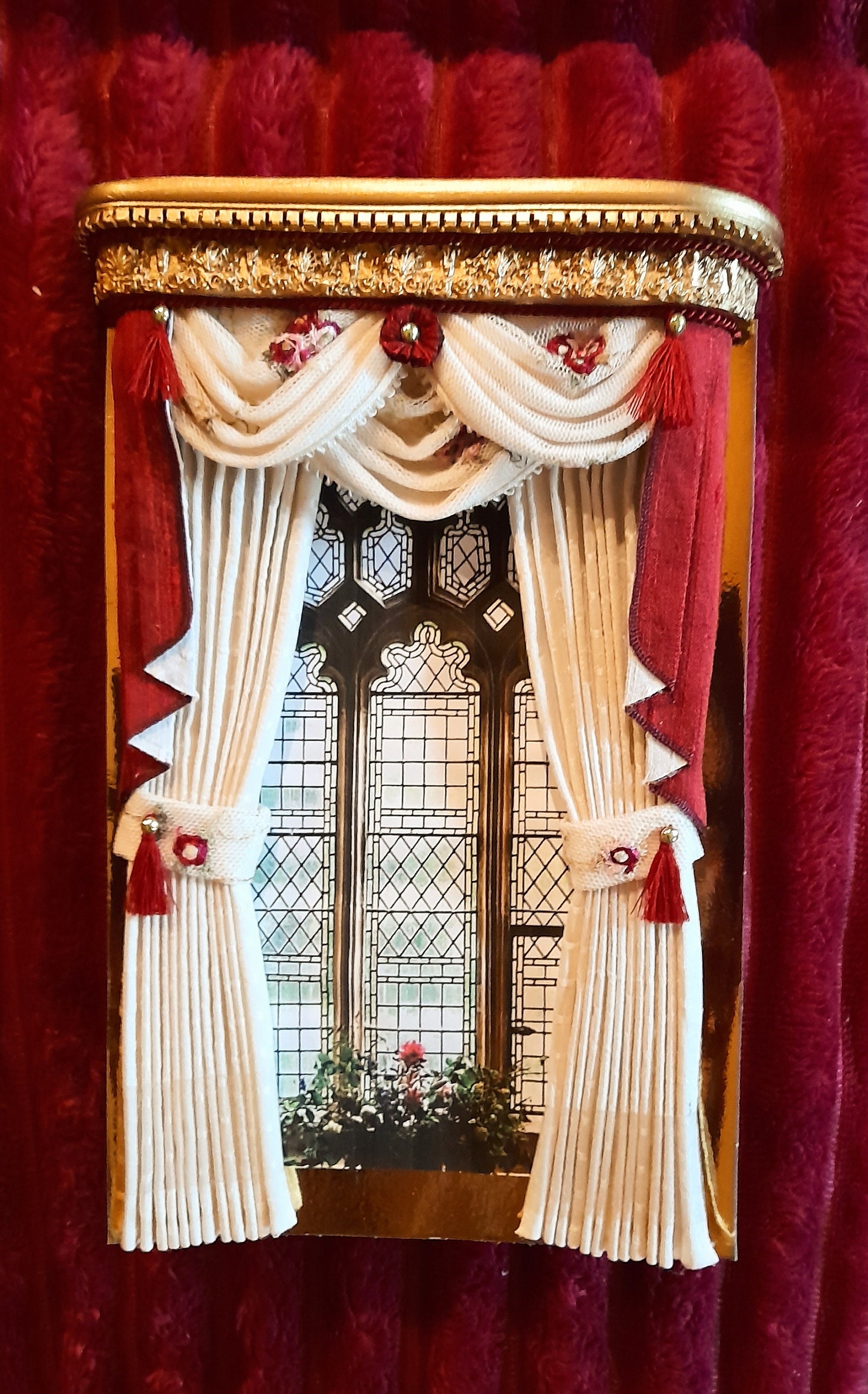 1:12 Miniature Artisan Made Silk Drapes - Etsy