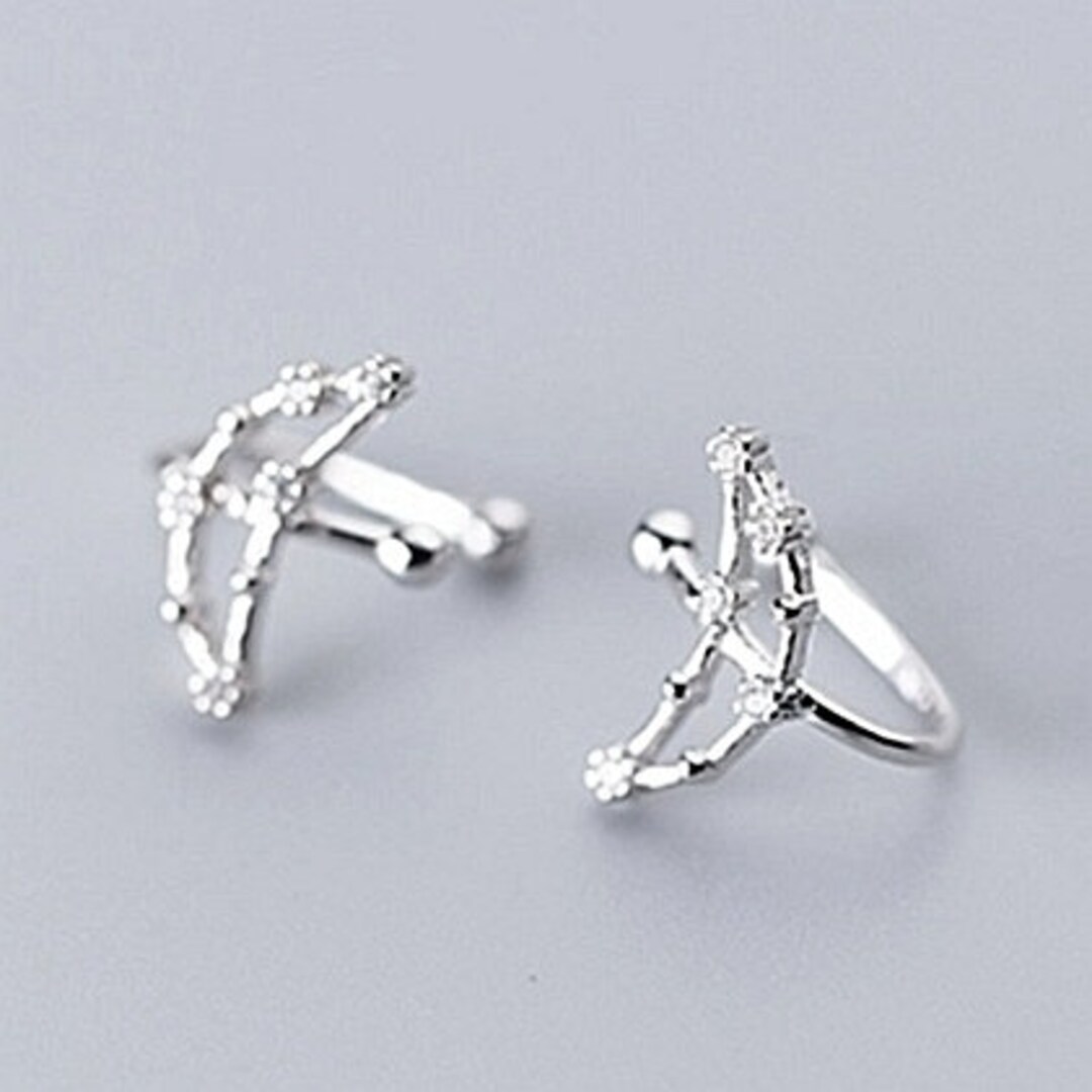 Capricorn Ear Clip, Zodiac Earrings, Astrological Ear Clip, Cubic ...
