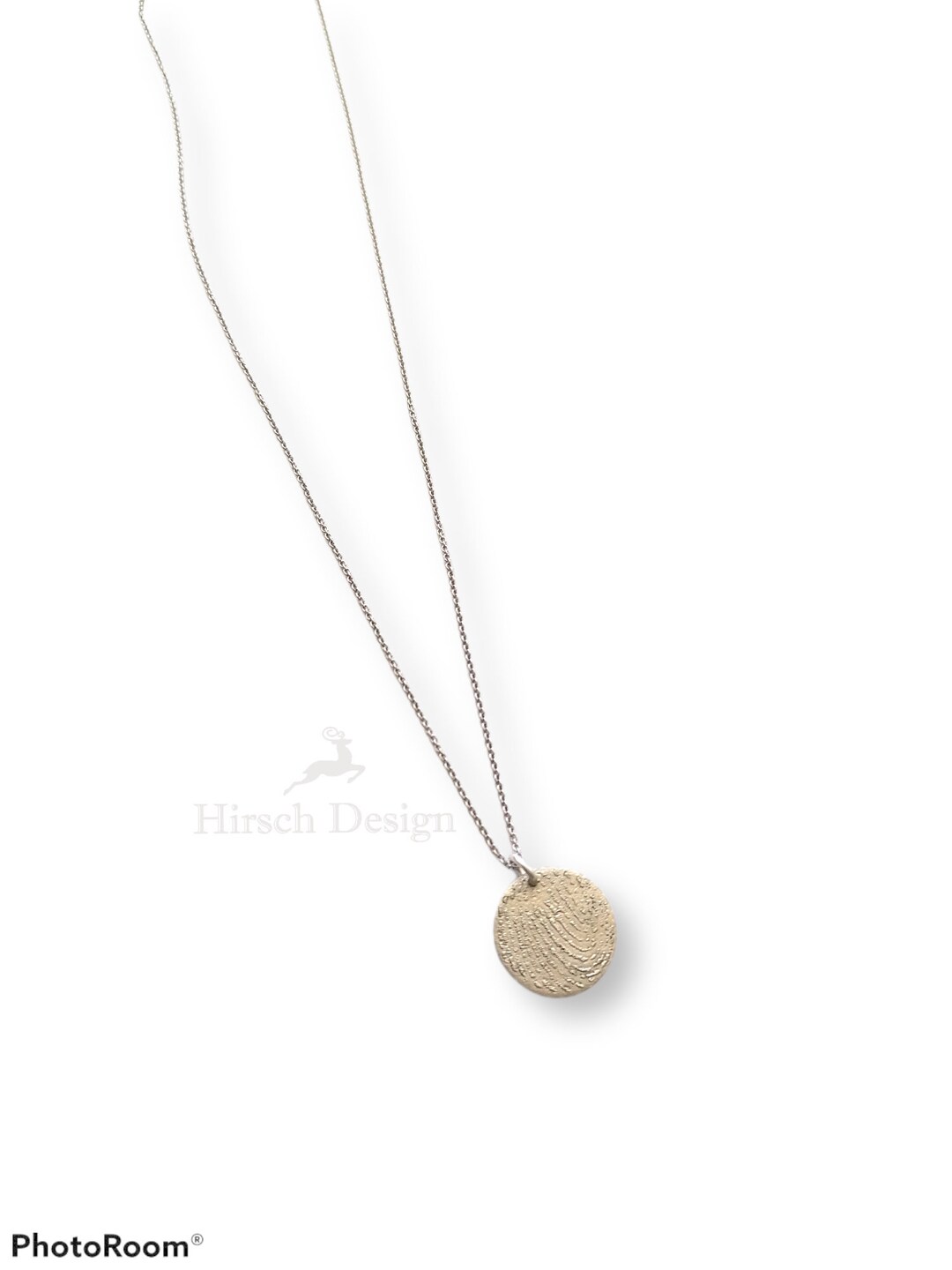 Fingerprint Necklace, Personalized Jewelry in Sterling Silver ...