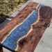 Black Walnut Resin Coffee Table - Etsy