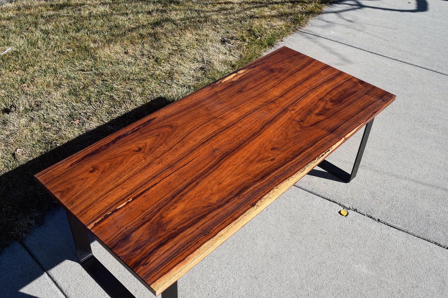 Granadillo Hardwood Coffee Table | Etsy