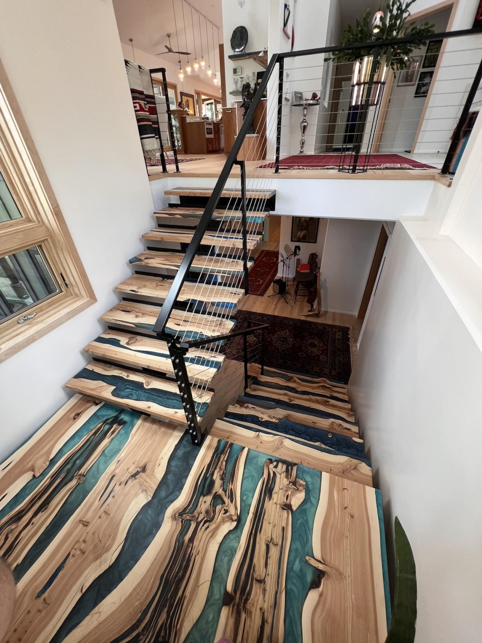 Hardwood Epoxy Stair Treads - Resin Staircase Flooring - Etsy