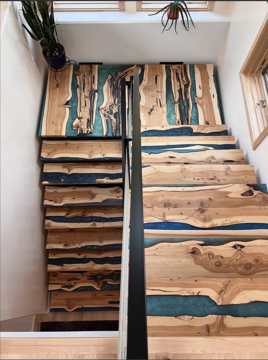 Hardwood Epoxy Stair Treads - Resin Staircase Flooring - Etsy