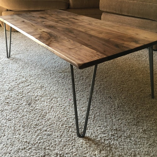 Walnut Butcher Block Coffee Table - Etsy