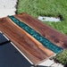 Black Walnut Resin Coffee Table - Etsy