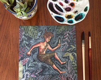 Peter Pan Inspired Spell Book Page - Etsy