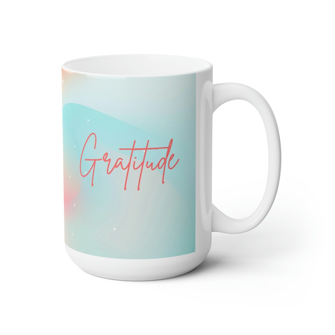 Gratitude Mug, Christian Coffee Mug, Mom Gift, Grandma Gift, Faith Mug ...