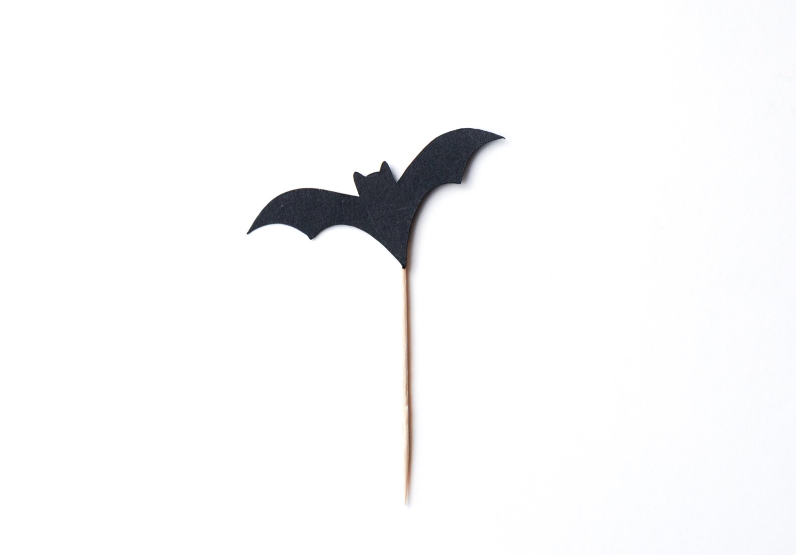 12 Bat Cupcake Toppers Flags Food Labels Favor Party Pick - Etsy