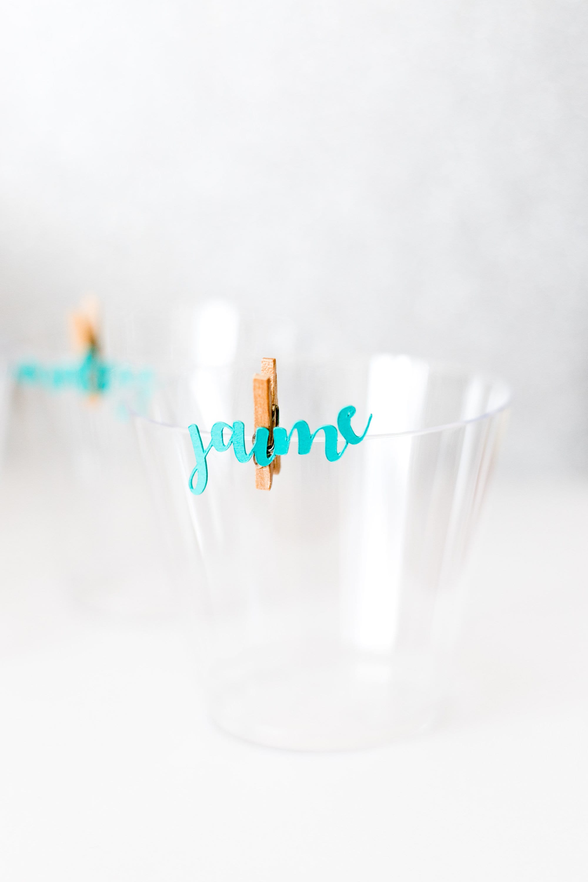 12 Drink Clips for Party Cups & Drinks Custom Name Labels - Etsy