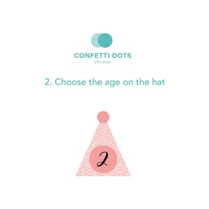 DIY Printable Party Hat Photo Cupcake Toppers 30th Birthday, at Home ...
