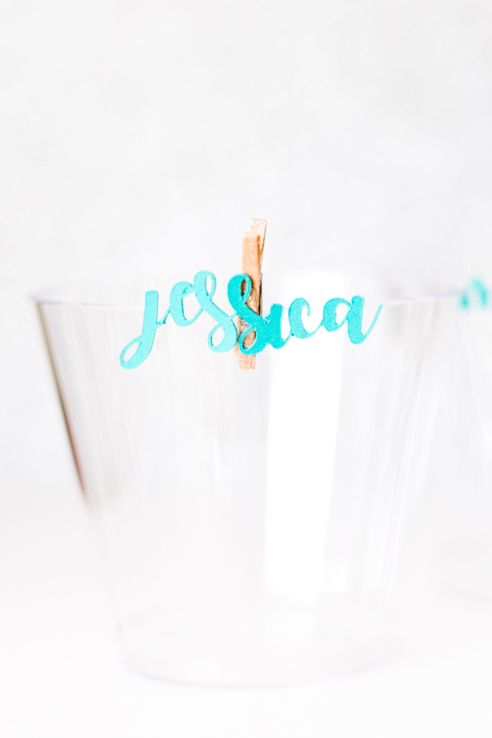 12 Drink Clips for Party Cups & Drinks Custom Name Labels - Etsy