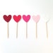 24 Mini Heart Cupcake Toppers Food Labels Wedding Labels - Etsy