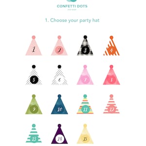 DIY Printable Party Hat Photo Cupcake Toppers 30th Birthday, at Home ...