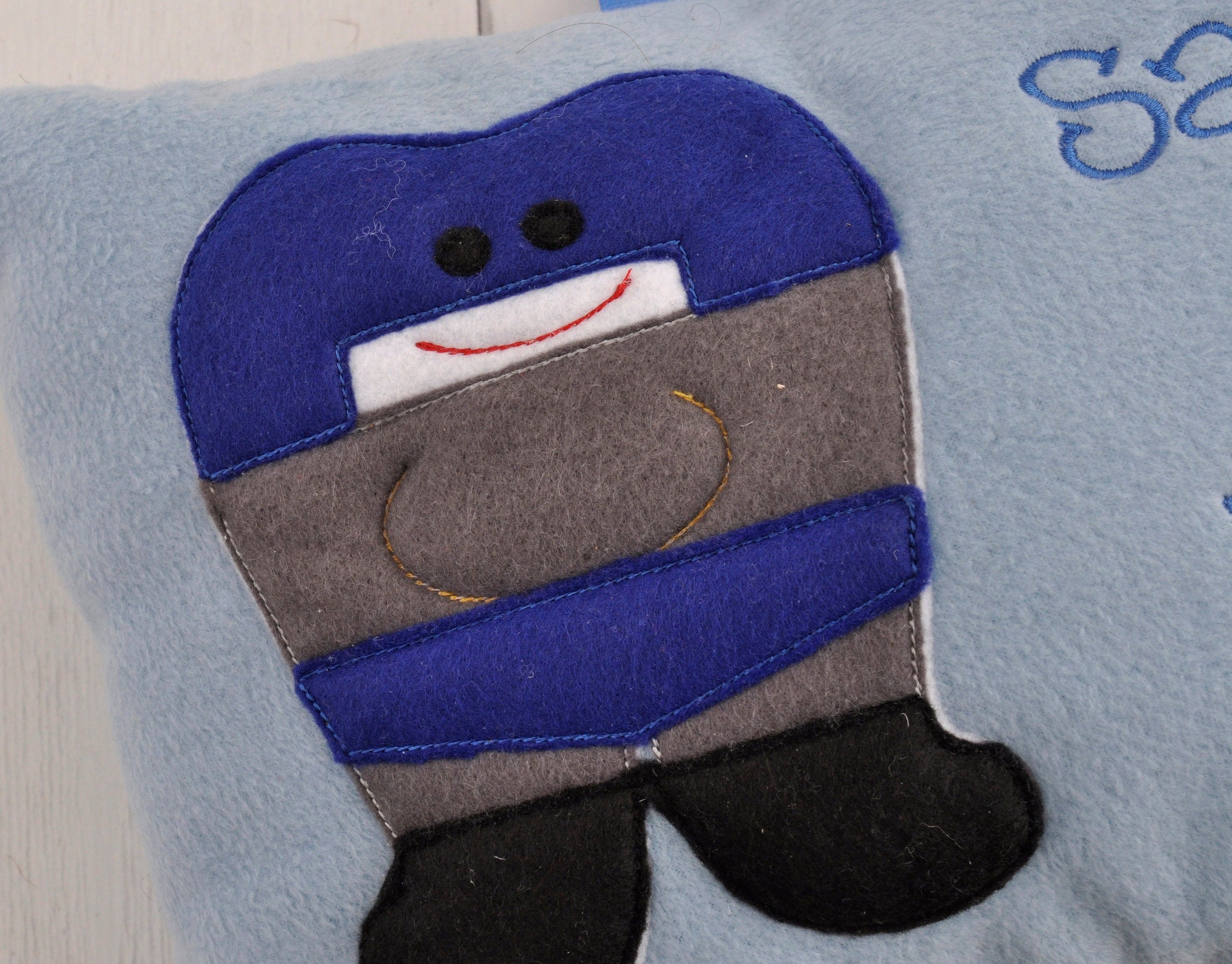 Tooth Fairy Pillow Tooth Pocket Super Toothman Tooth - Etsy UK