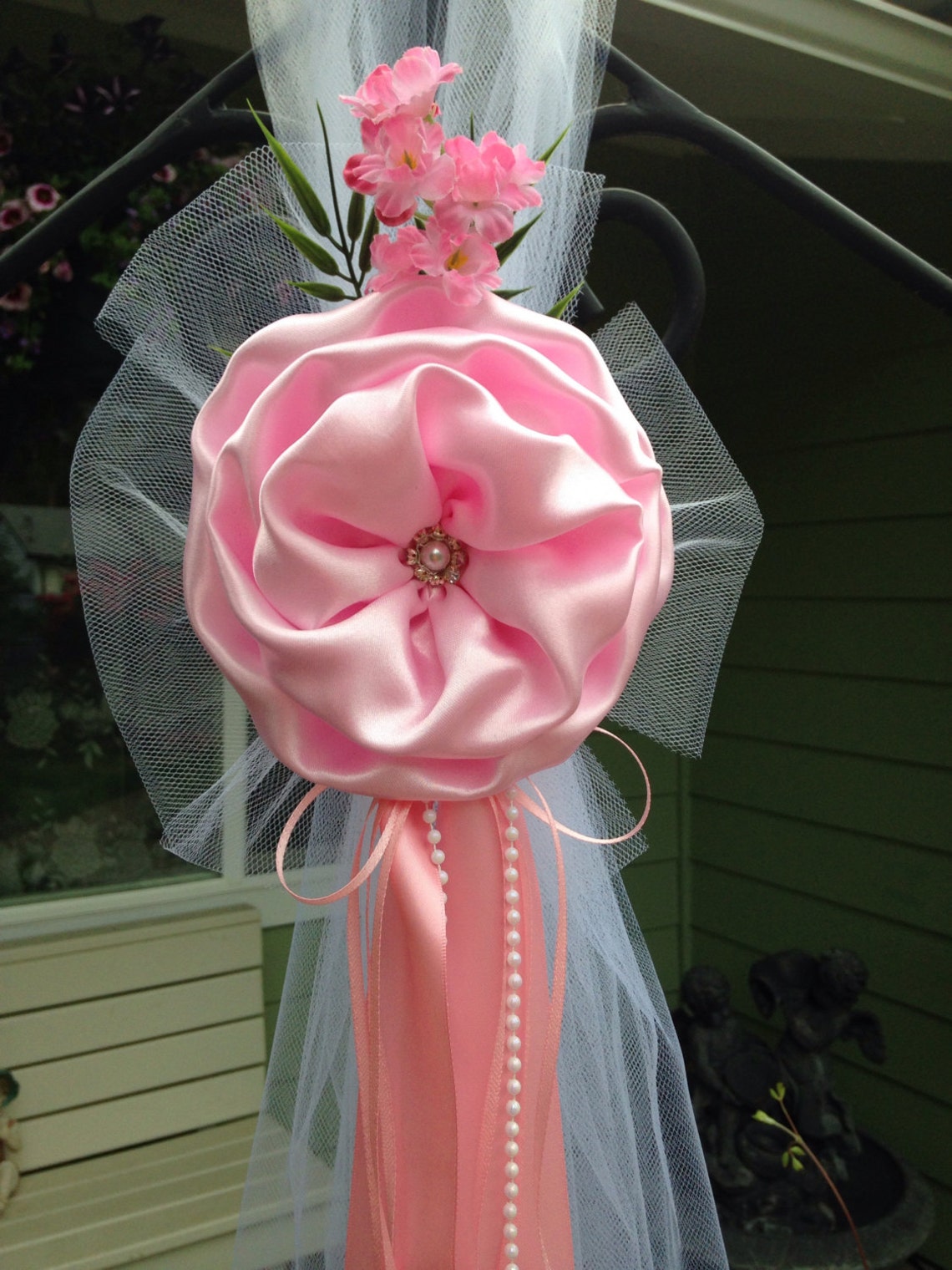 Set of 6 Pink Pew Bows Chair Bows Elegant Wedding Bows - Etsy