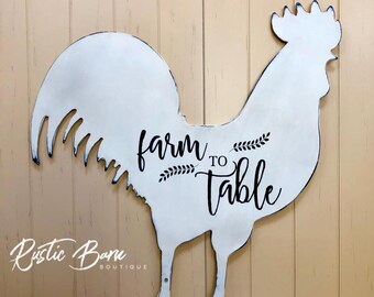 Farm to table sign | Etsy