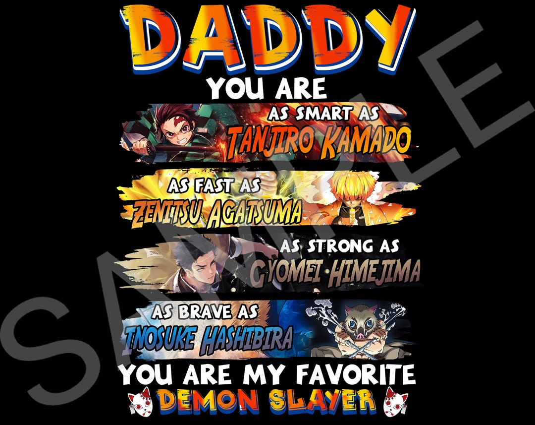 Dad You Are My Favorite Demon Anime Png, Daddy Demon Father Day Png ...