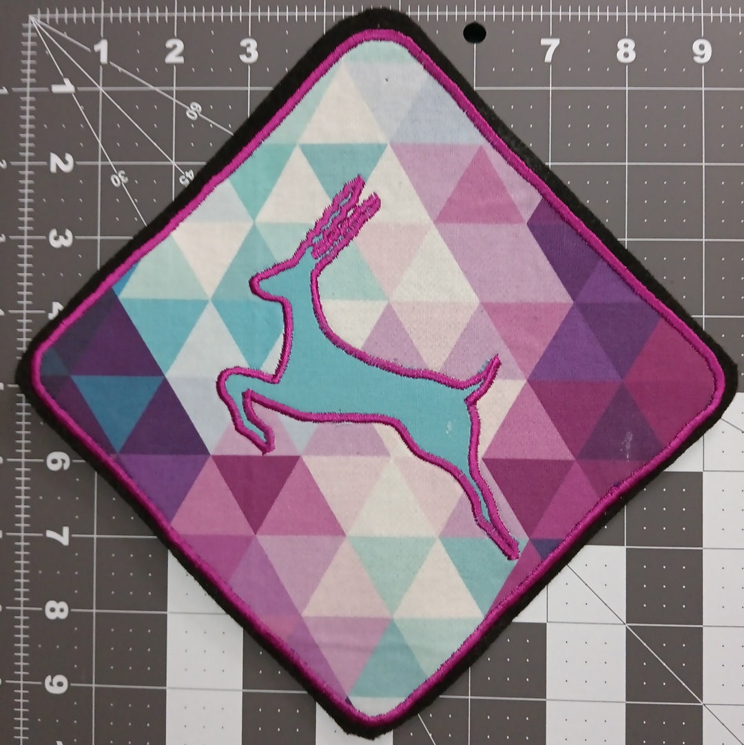 Geometric Antelope Patch - Etsy