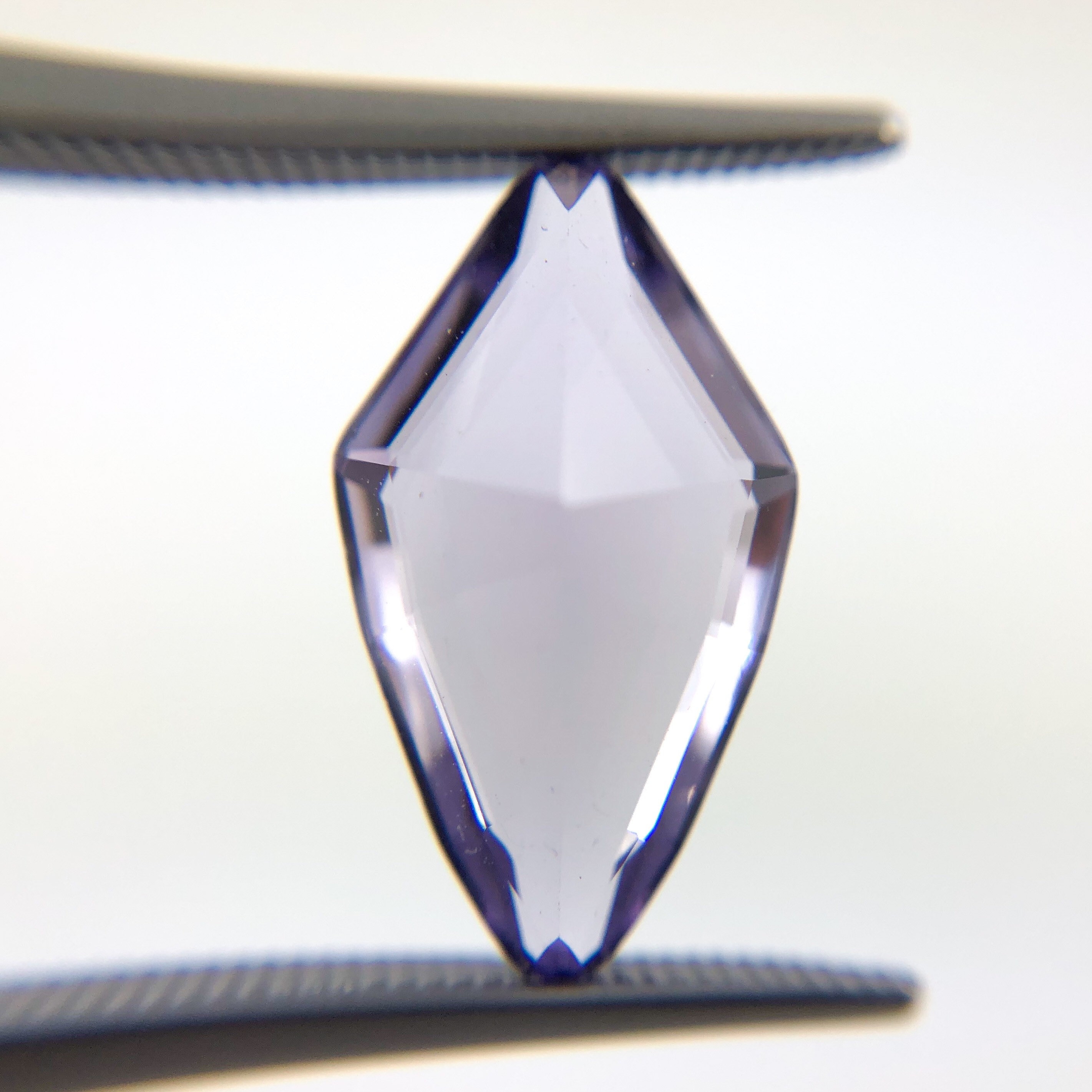 Purple Scapolite kite cut 15x8.8 3.75 carat loose gemstone | Etsy