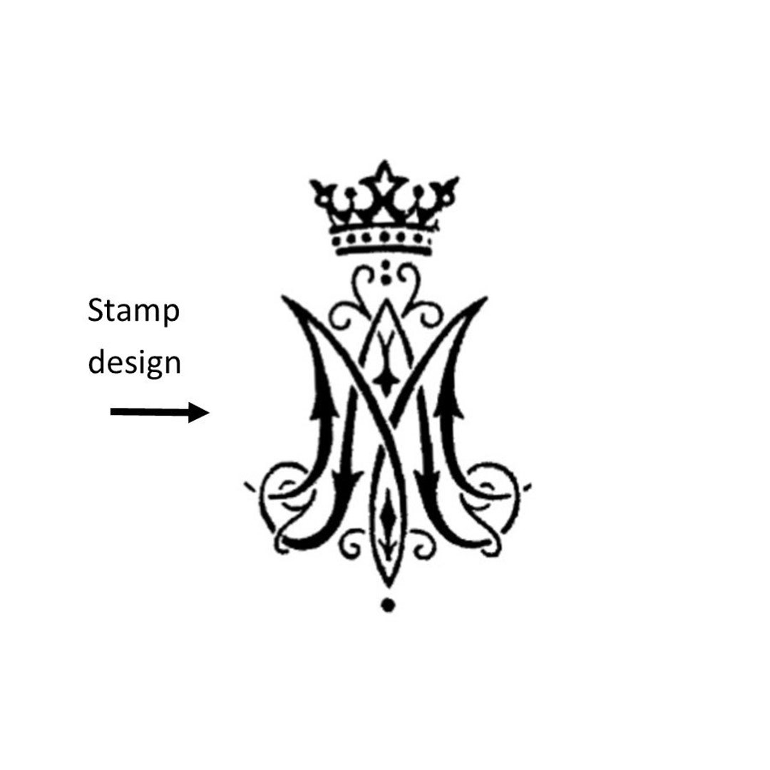 Ave Maria / Auspice Maria / Medieval Monogram Symbol of the Blessed ...