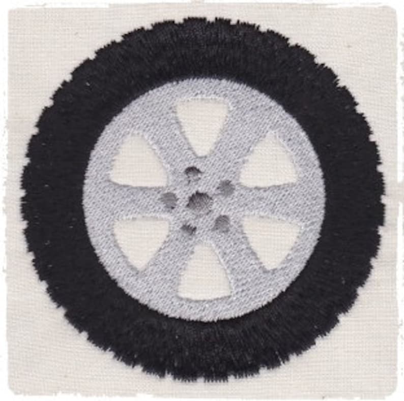Wheel Machine Embroidery Design - Etsy