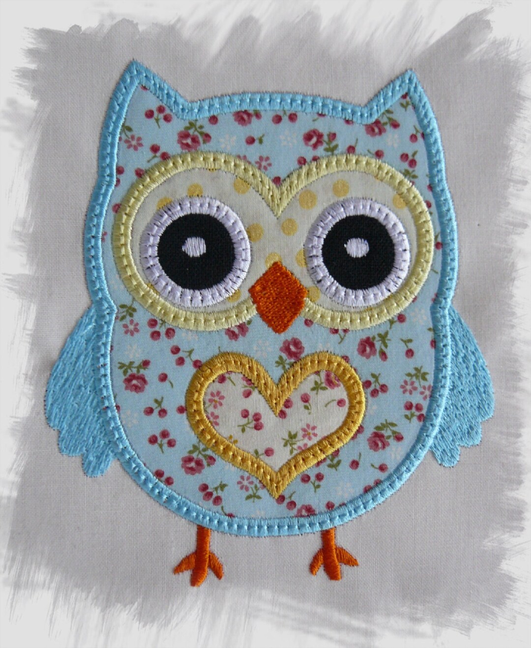 Owl Applique Machine Embroidery Design - Etsy