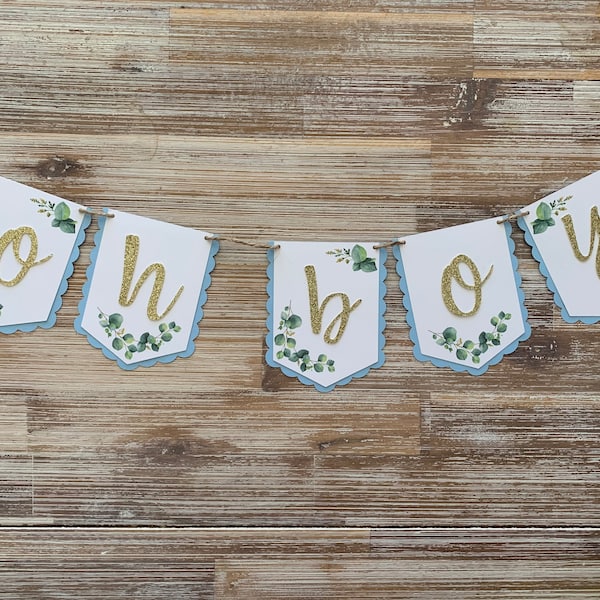 Oh Boy Banner - Etsy