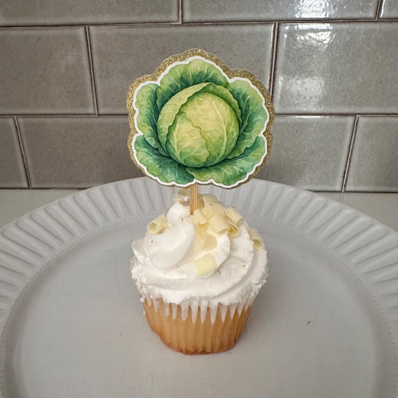 Locally Grown Cupcake Toppers Kit 2 - Choose Your Quantity - Fruit ...