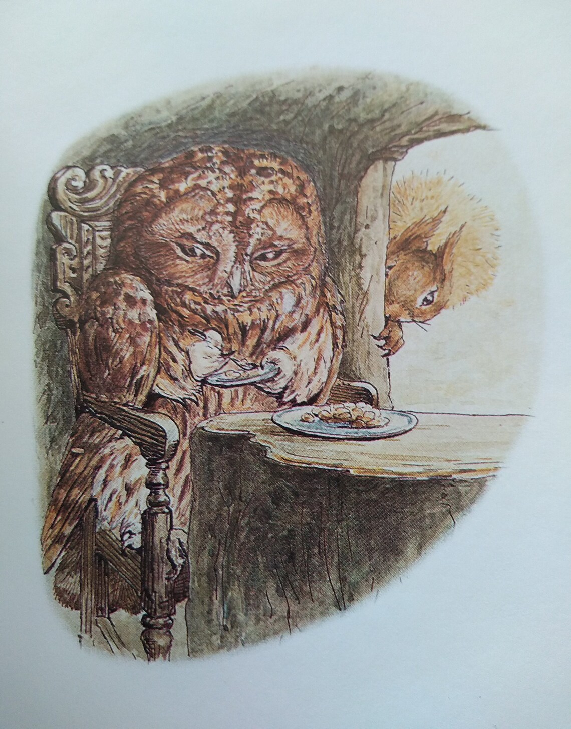 SQUIRREL NUTKIN Original Vintage Print From 1970's- by Beatrix Potter ...
