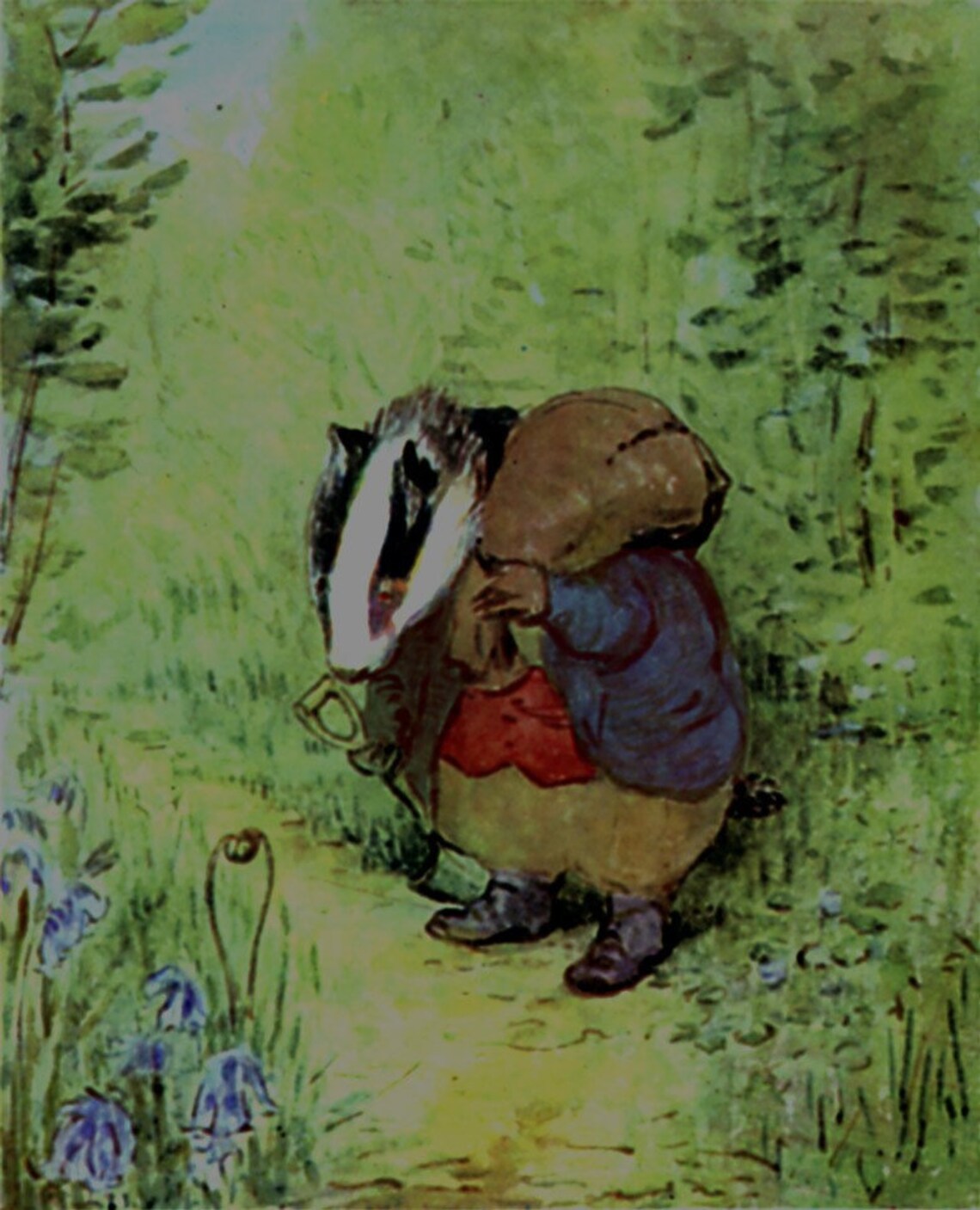 The Tale of Mr Tod the Fox Original Vintage Print From 1920's- by ...