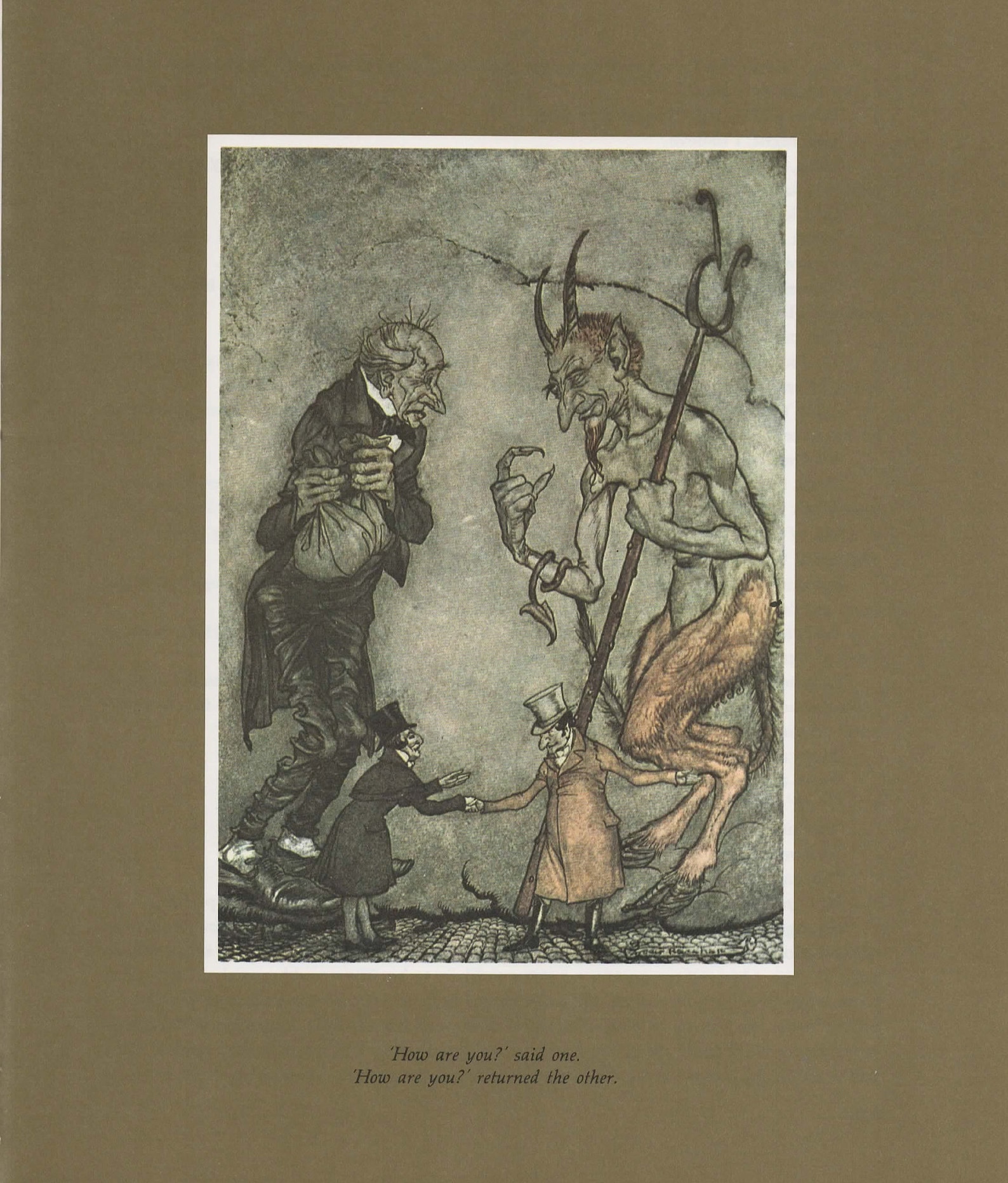 A Christmas Carol Illustrations by Arthur Rackham Original - Etsy