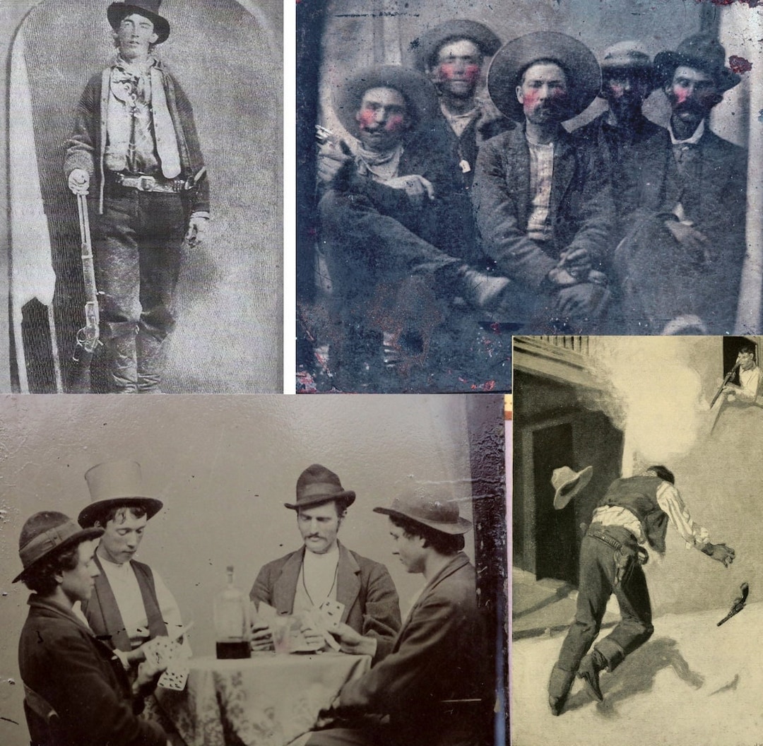 Billy the Kid Gunslinging Cowboy Outlaw of the Wild West. Available as ...