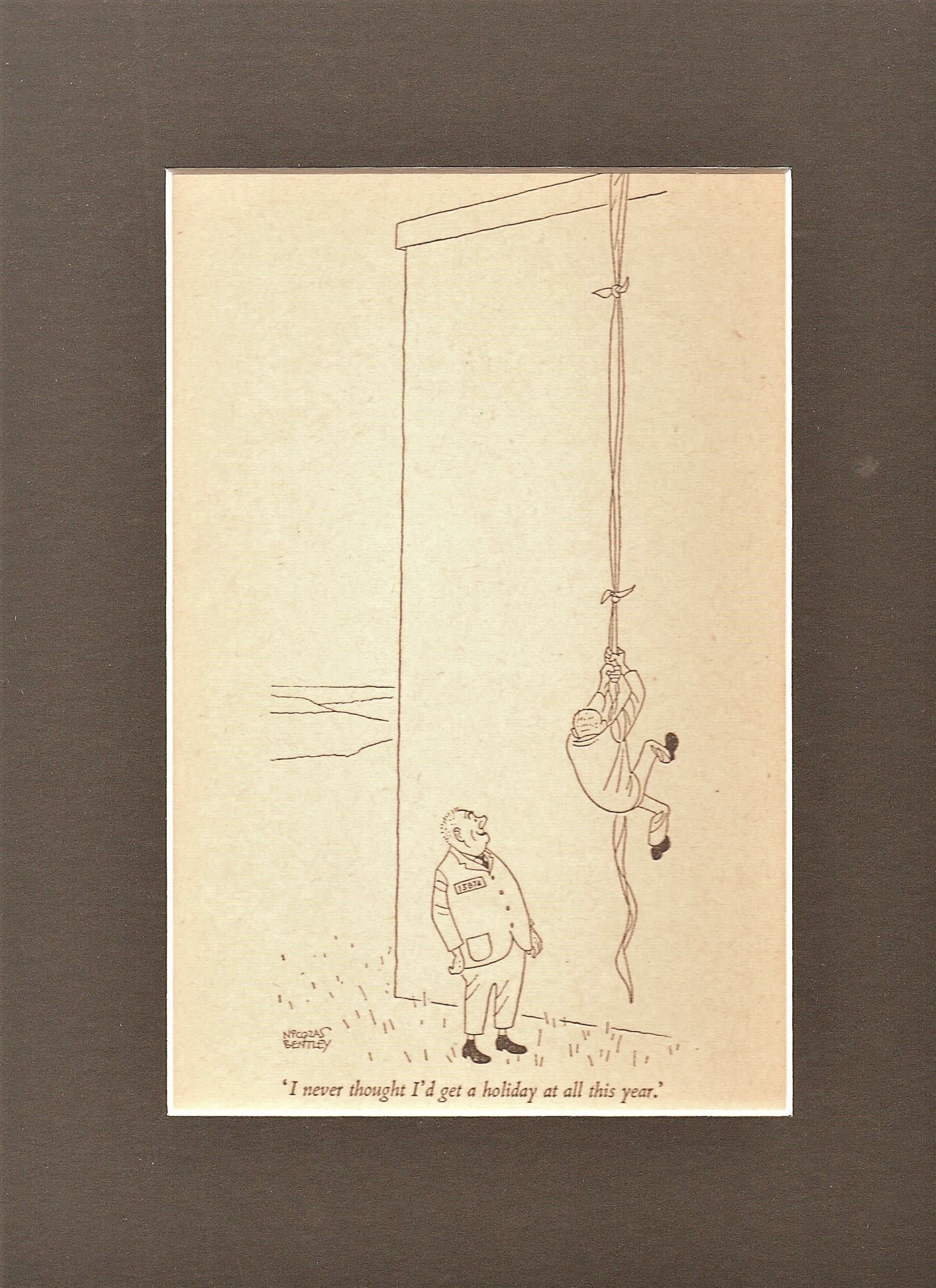 Original Vintage 1957 Nicholas Bentley Caricatures, - Human Cartoons ...