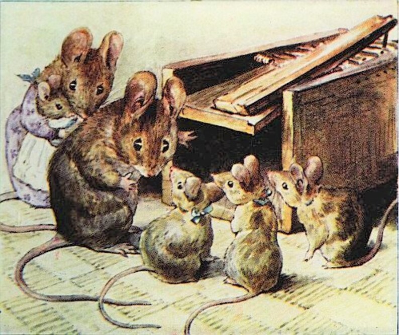 The Tale of Two Bad Mice. Original Vintage Print From 1970's- by ...