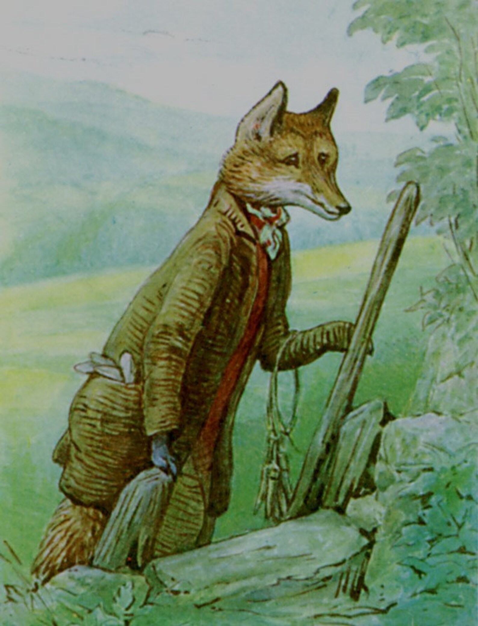 The Tale of Mr Tod the Fox Original Vintage Print From - Etsy