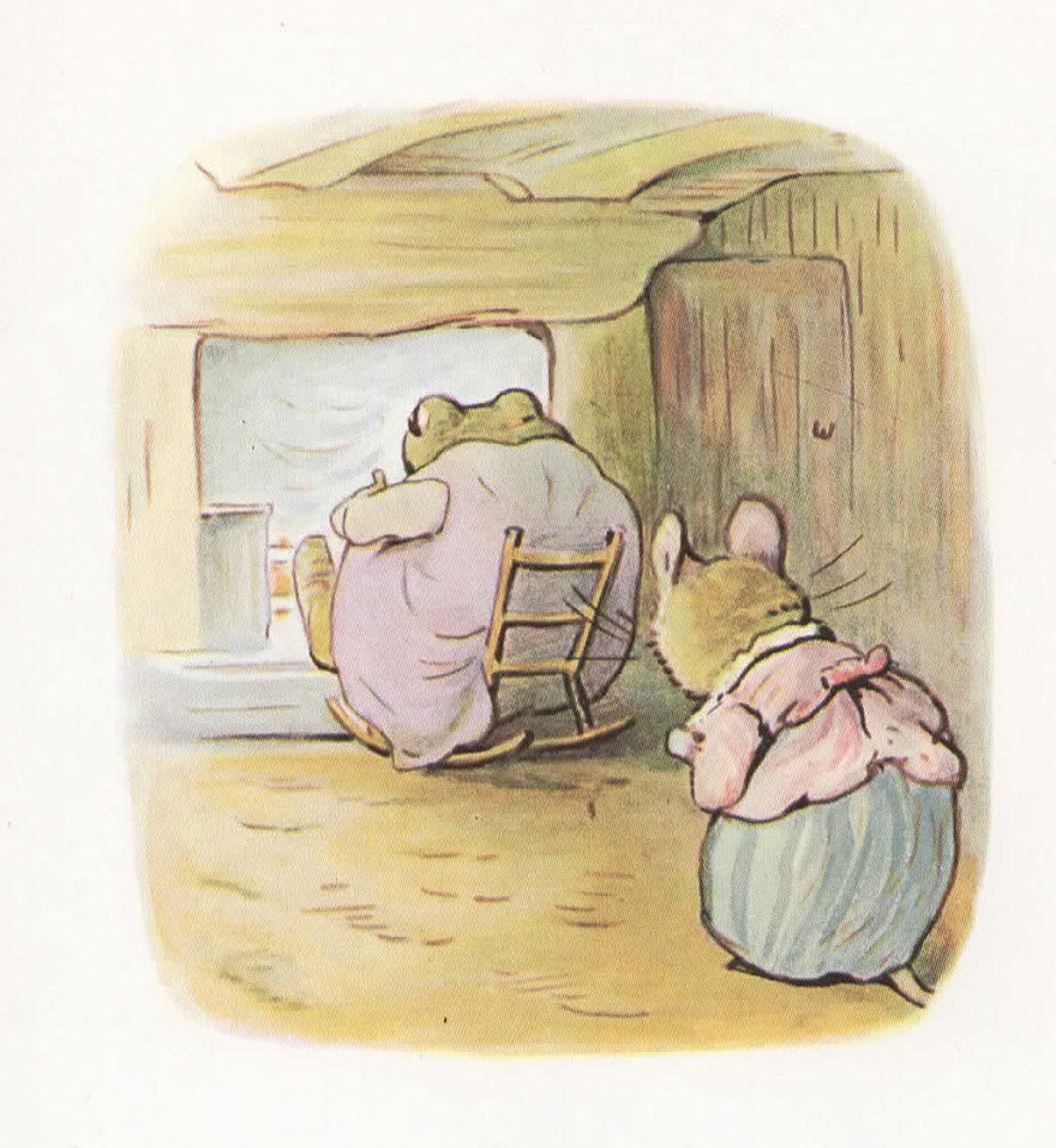 Mrs Tittlemouse original Vintage print from 1970's by | Etsy