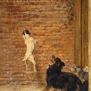 Briton Riviere, SYMPATHY (+9 More) Cross Stitch Pattern/photoprint/iron ...