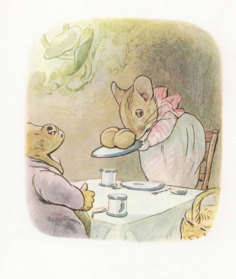 Mrs Tittlemouse Original Vintage Print From 1970's by | Etsy