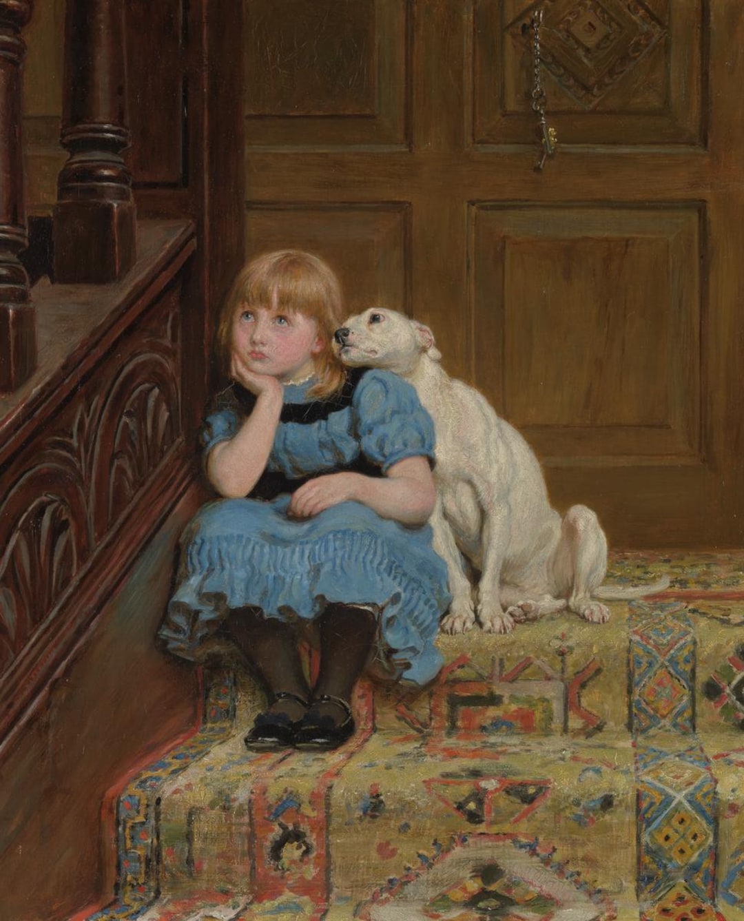 Briton Riviere, SYMPATHY (+9 More) Cross Stitch Pattern/photoprint/iron ...