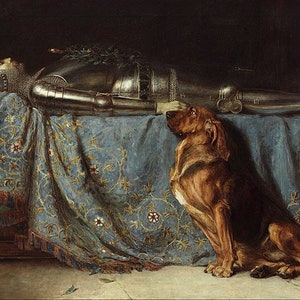 Briton Riviere, SYMPATHY (+9 More) Cross Stitch Pattern/photoprint/iron ...